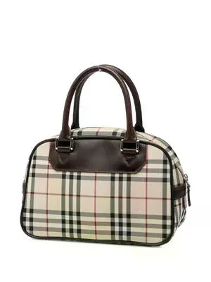 Burberry House Check Canvas Handbag