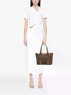 Fendi Zucchino Canvas Tote Bag