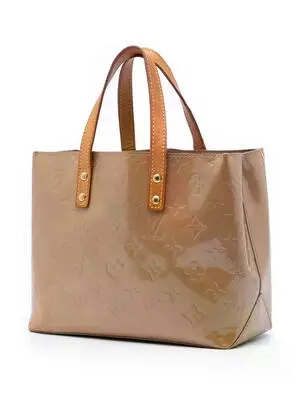 LOUIS VUITTON Monogram Vernis Reade Pm Handbag - Neutrals