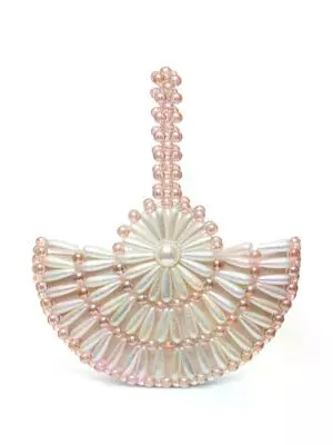 0711 TBILISI Selene Beaded Clutch Bag
