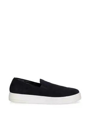 Armani Exchange Suede Slip-on Sneakers