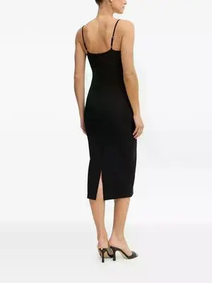 Armani Exchange Midi Dress With Front Zip