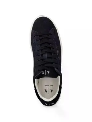 Armani Exchange Suede Lace-up Sneakers
