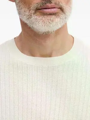 Armani Exchange Ribbed Knit Crew Neck Sweater