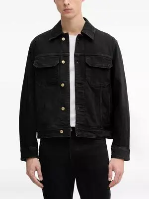 Armani Exchange Logo Patch Denim Jacket
