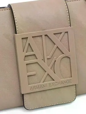 Armani Exchange Mini Susy Zebra Chain-link Cross Body Bag - Neutrals