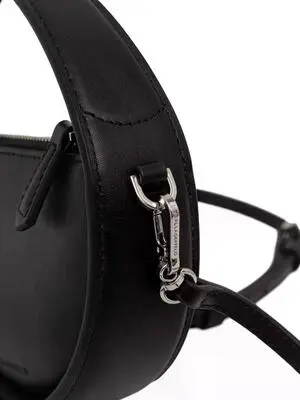 Karl Lagerfeld Logo Plaque Circular Crossbody Bag
