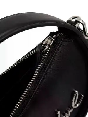 Karl Lagerfeld Logo Plaque Circular Crossbody Bag