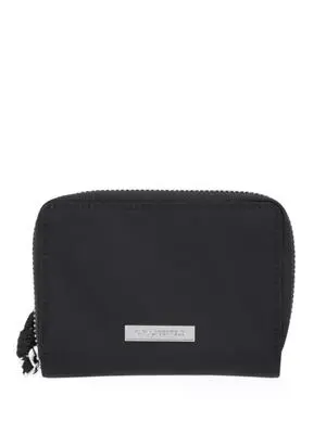 Karl Lagerfeld Logo-plaque Zip-around Wallet - Black