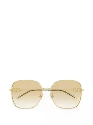 Valentino Garavani Gold Tone Eyewear For Women