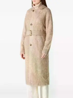 Guest In Residence Grizzly Belted Coat - Neutrals