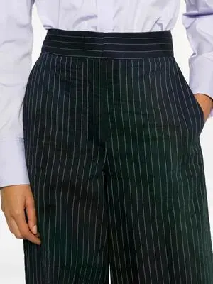 ODEEH Pinstripe Wide-leg Trousers