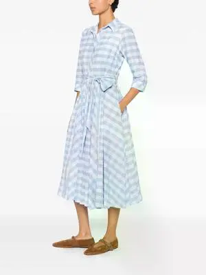 LAVI COUTURE Ninni Gingham-check Dress By