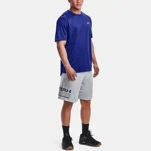 Under Armour Tech Graphic Logo Training Shorts - White