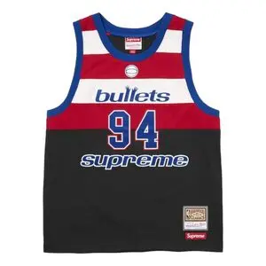 Supreme X Mitchell & Ness Ss26 Teams Basketball Jersey - Black