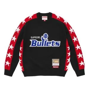 Supreme X Mitchell & Ness Ss26 Teams Sweater - Black
