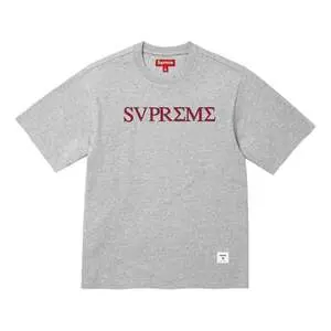 Supreme Ss26 Greek S/s T-shirt - Heather Grey
