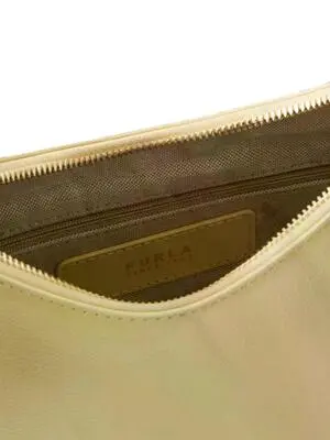 Furla Goccia Grained Leather Shoulder Bag - Yellow