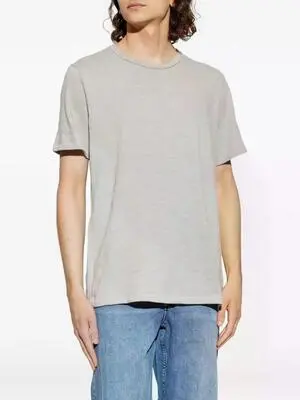 Rag & Bone Raw-edge Slub-knit T-shirt