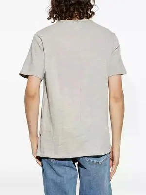 Rag & Bone Raw-edge Slub-knit T-shirt