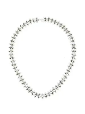 DARKAI Marquise-cut Crystal Tennis Necklace - Silver