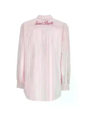 MC2 SAINT BARTH Striped Cotton Shirt