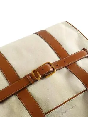 Marc Jacobs Belted Leather Trimmed Tote Bag