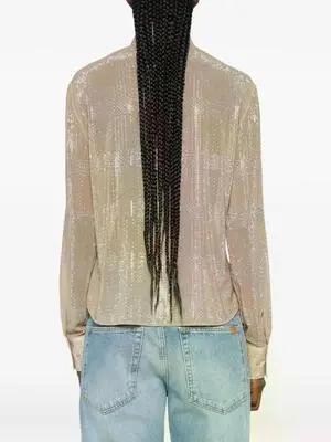 Ermanno Scervino Embellished Check Shirt