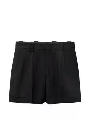 Versace Stretch Wool Tailored Shorts