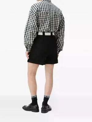 Versace Stretch Wool Tailored Shorts