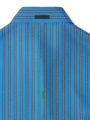 Versace Printed Silk-twill Regular Shirt