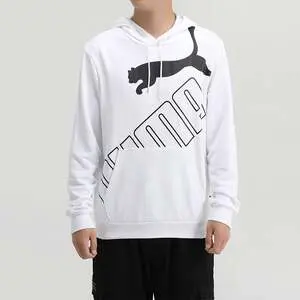 PUMA Hooded Knit Pullover - White