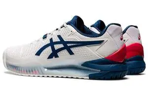 Asics Gel Resolution 8 Athletic Shoes - Blue/white