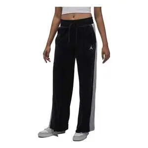 JORDAN Flight Velour Pants - Black/white