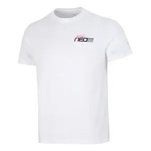 Adidas Neo Minimalistic Alphabet Logo Printing Athleisure Casual Sports Round Neck Short Sleeve White T-shirt - Default Color