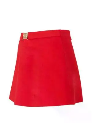 Cult Gaia Amoret Logo-buckle A-line Mini Skirt