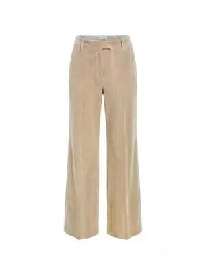 Brunello Cucinelli Corduroy-effect Straight-leg Trousers