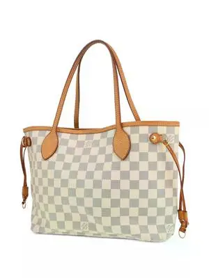 LOUIS VUITTON Neverfull Damier Azur Tote Bag