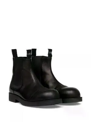 MAISON MARGIELA Biker Leather Chelsea Boots