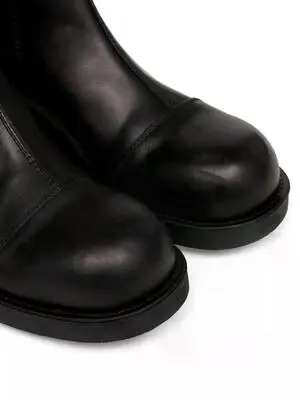 MAISON MARGIELA Biker Leather Chelsea Boots