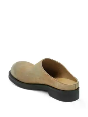MAISON MARGIELA Washed Suede Mules - Neutrals