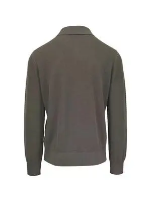 Zegna Fine-knit Polo-collar Sweater