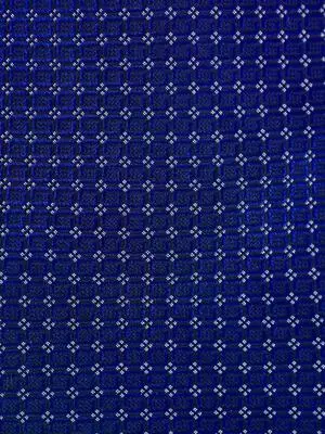 Kiton Geometric-pattern Tie - Blue