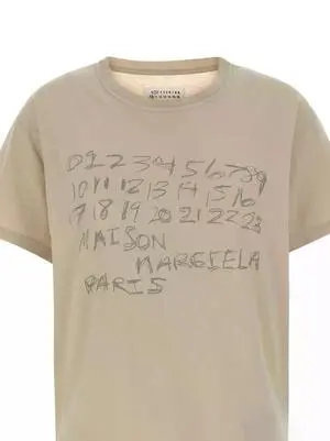 MAISON MARGIELA Numerical Logo Print T-shirt