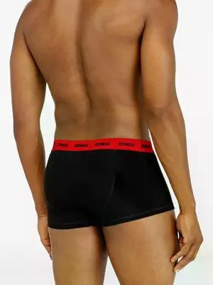 DIESEL® Logo-waistband Three-pack Boxer Briefs
