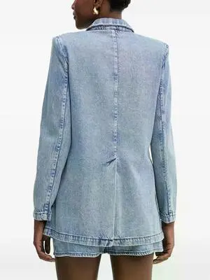 Armani Exchange Single-breasted Denim Blazer