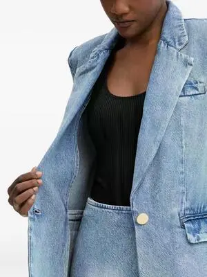 Armani Exchange Single-breasted Denim Blazer