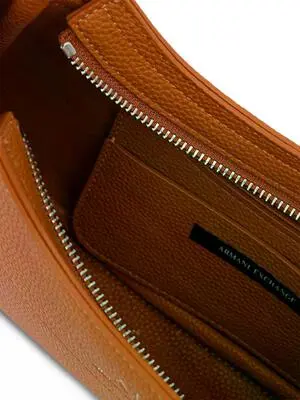 Armani Exchange Pebbled Logo Cross Body Bag