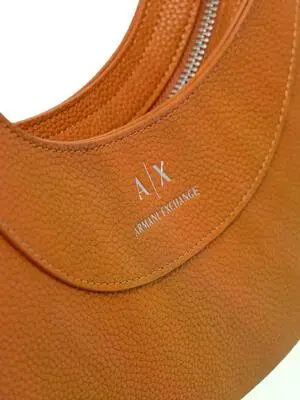 Armani Exchange Pebbled Logo Cross Body Bag