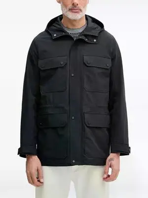Armani Exchange Hooded Multi-pocket Jacket - Blue